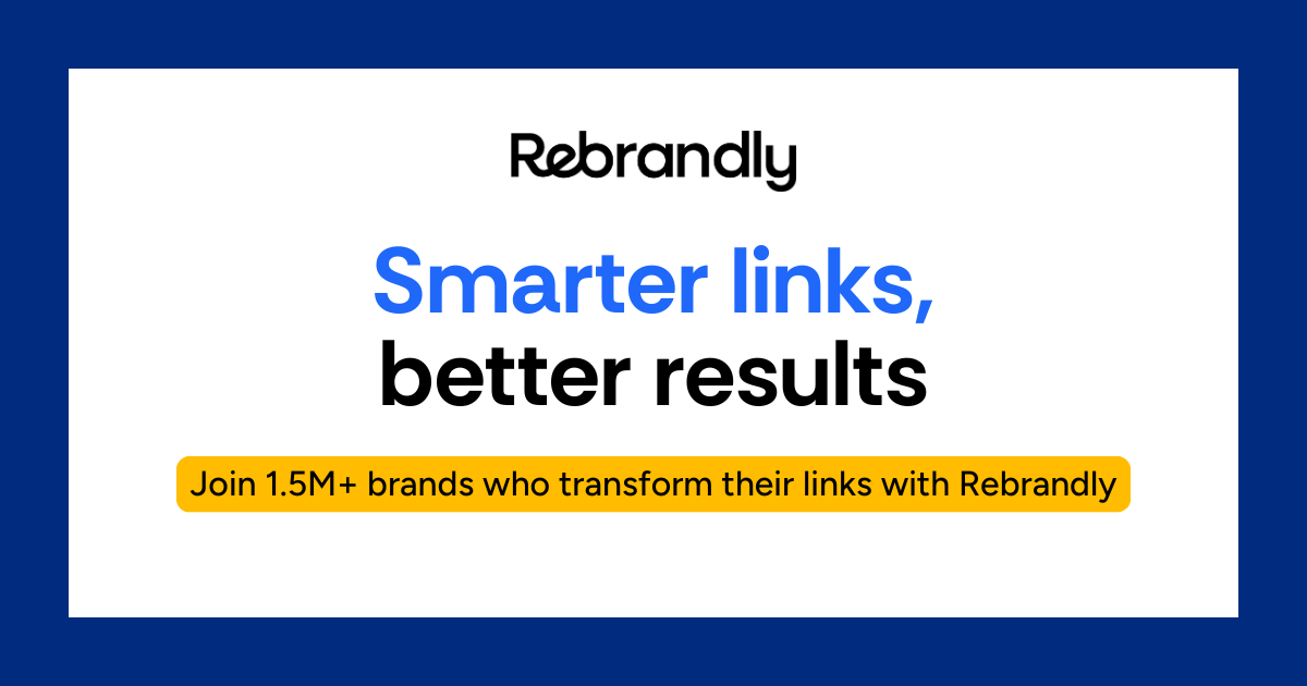 Rebrandly AI: Smarter Link Management with AI